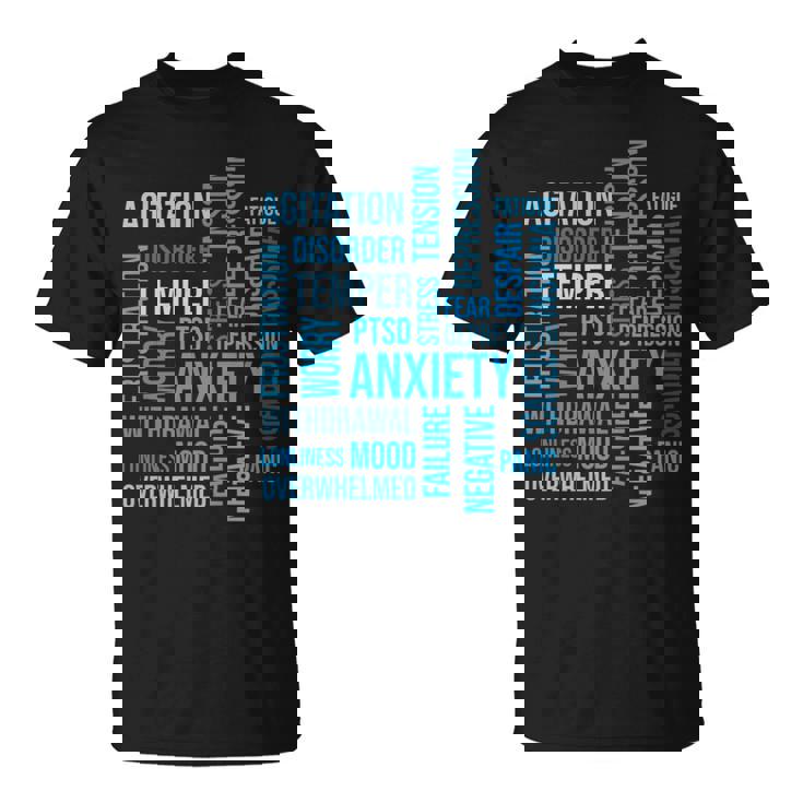 Anxiety Depression Disorder Mental Health Awareness T-Shirt - Monsterry