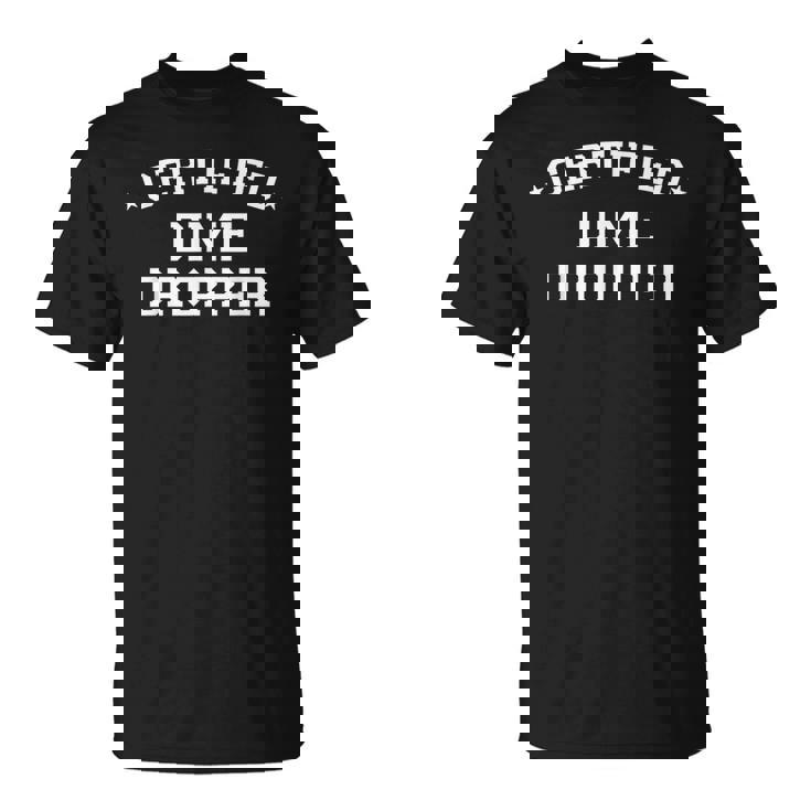 Basketball Player Certified Dime Dropper Playmaker Men's T-shirt Back ...