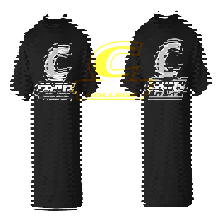 Centre College Colonels Stacked C Logo Men's T-shirt Back Print - Monsterry