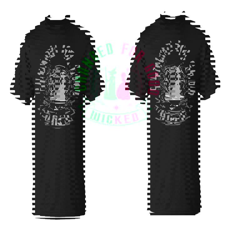 Changed For Good Wicked Men's T-shirt Back Print | Mazezy