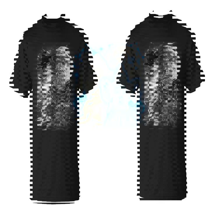 Cringe Alpha Wolf Meme Werewolf T-Shirt - Monsterry