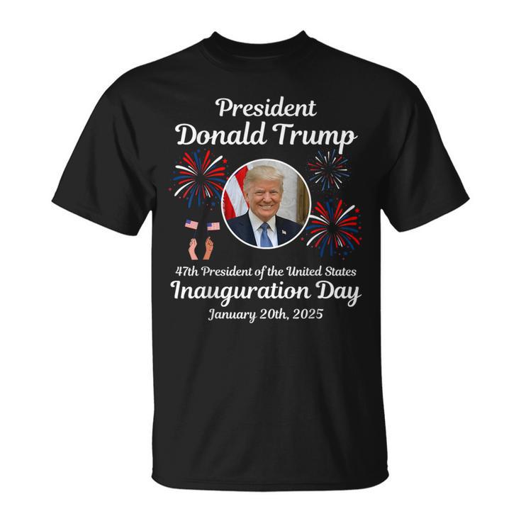 Donald Trump Inauguration Day 2025 47Th Usa President T-Shirt ...