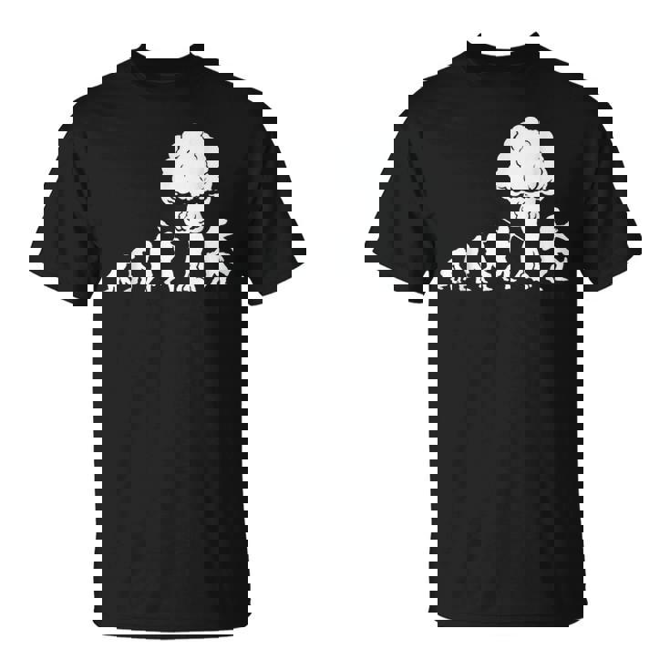 Evolution Nuclear Bomb Explosion T-Shirt - Monsterry