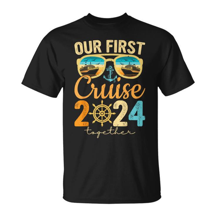 Our First Cruise 2024 Together Couple Family Matching Cruise T-Shirt ...