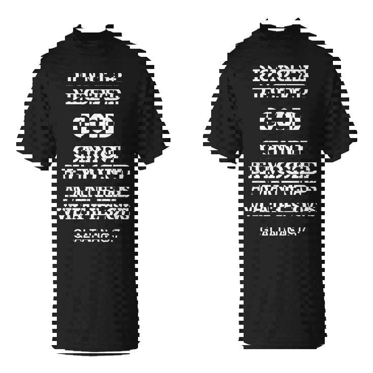 God Is Not Mocked Last Supper Mockery T-Shirt | Mazezy