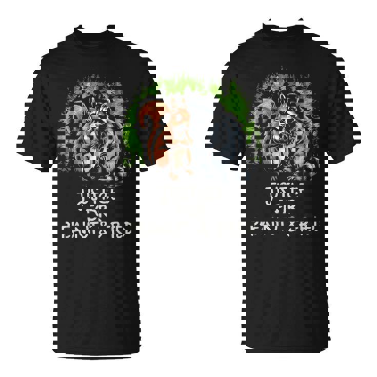 Justice For Peanut The Squirrel And Fred The Raccoon T-Shirt | Mazezy