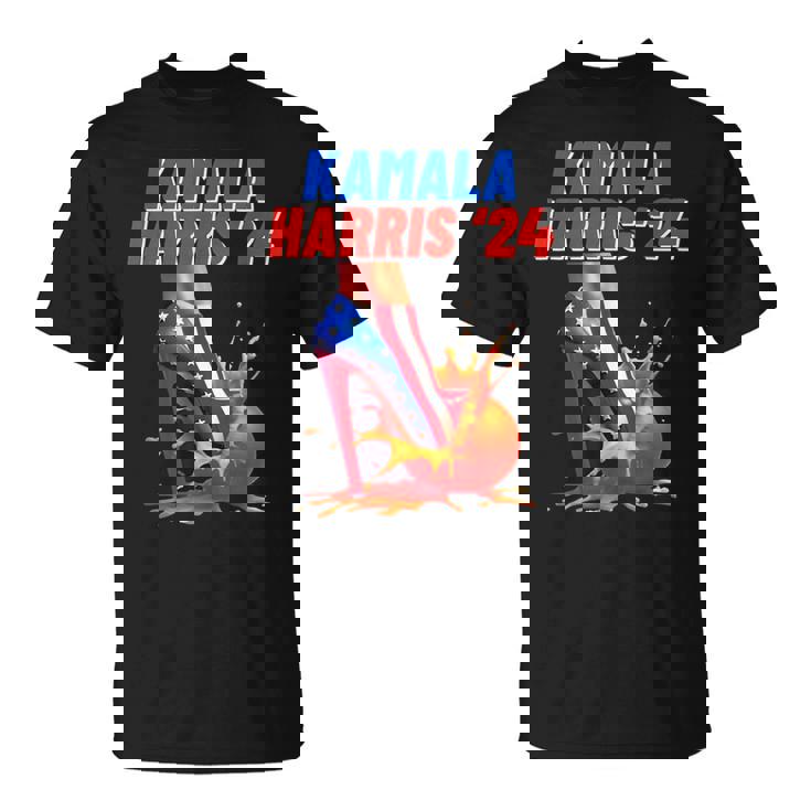 Kamala Harris '24 Usa Flag High Heels For 47 President 2024 T-Shirt ...