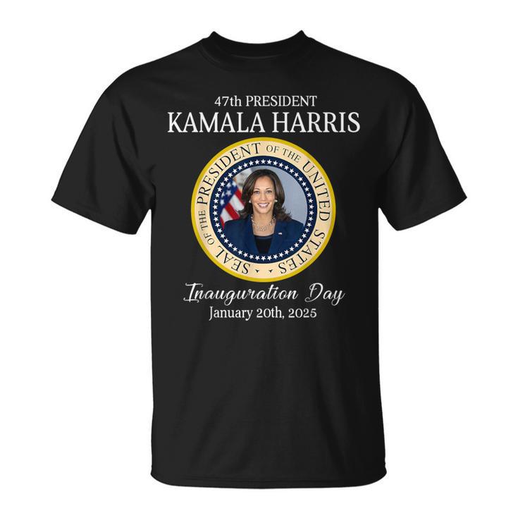 Kamala Harris 47Th President Inauguration 2025 Supporters T-Shirt | Mazezy