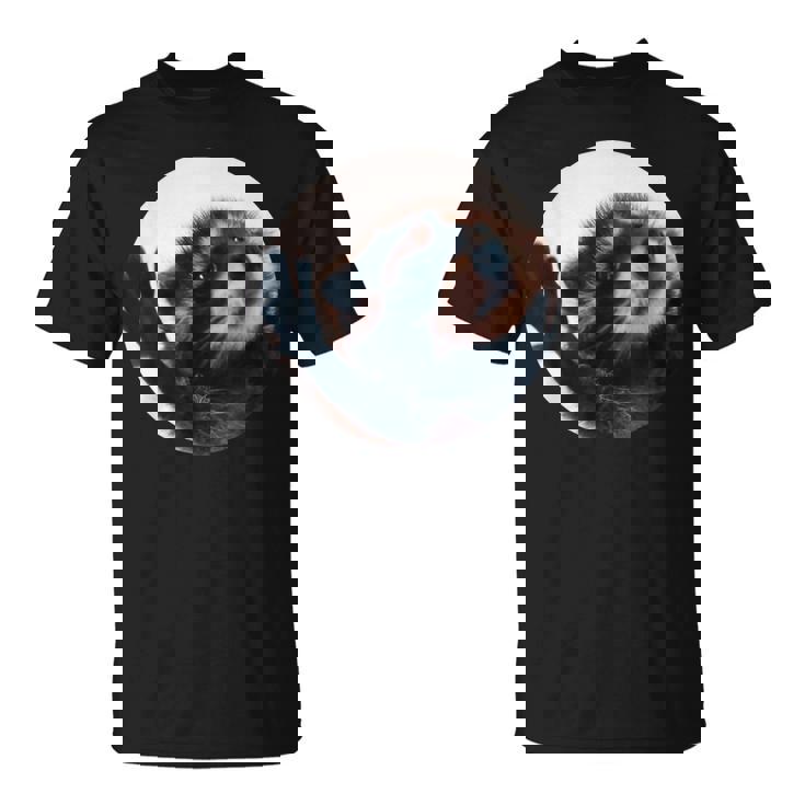 Pedro Dancing Raccoon Meme Men's T-shirt Back Print | Mazezy