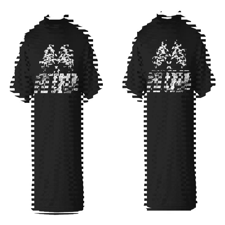 Pit Crew Birthday Family Matching Race Car Racing T-Shirt - Monsterry