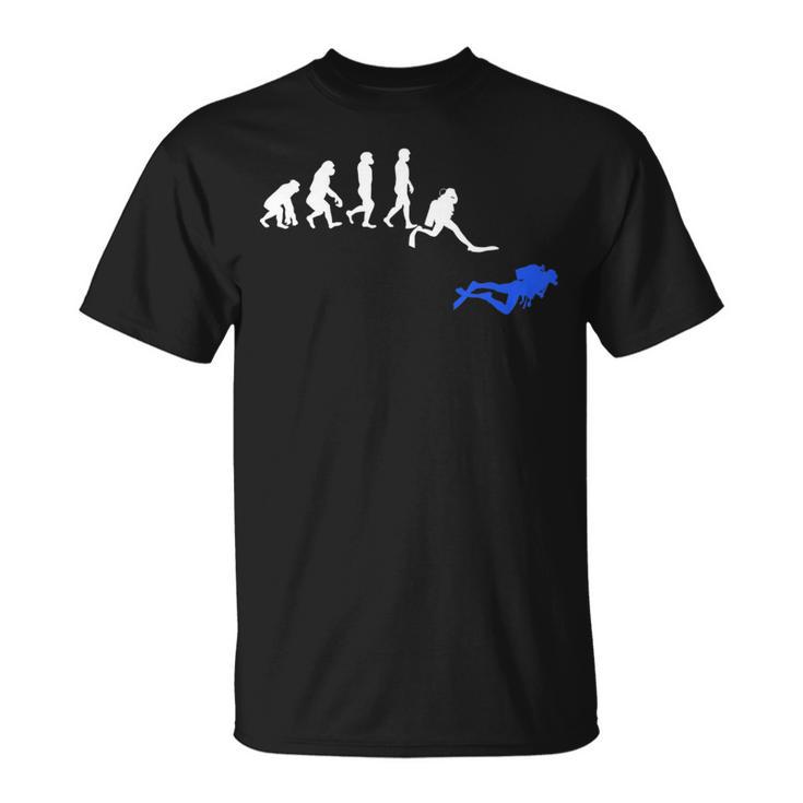 Scuba Dive Evolution Diving Teacher Diver Ocean Sea Lover T-Shirt ...