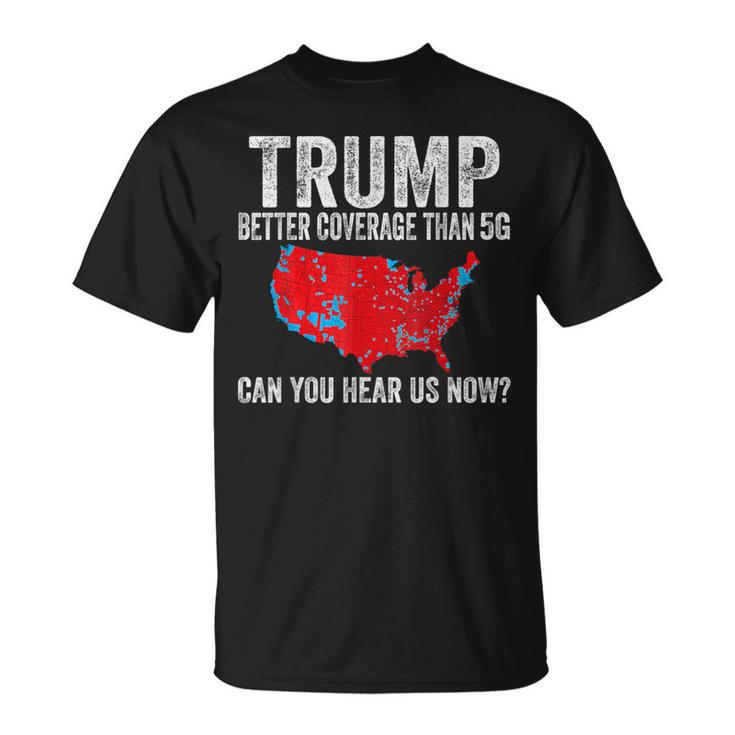 Trump Better Coverage Than 5G Electoral Map T-Shirt | Mazezy