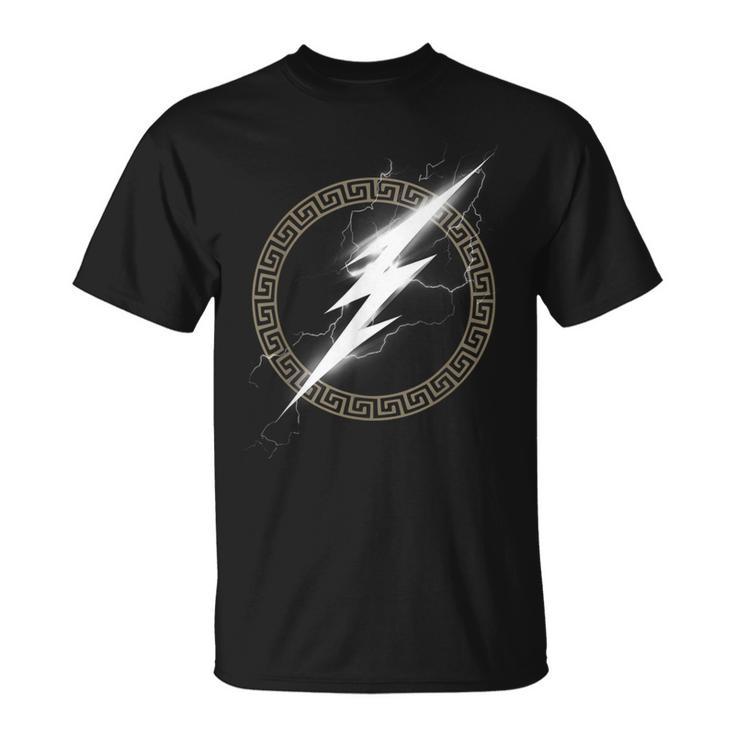 Zeus Antiguo Dios Griego Símbolo Del Rayo Camiseta unisex - Regaloses