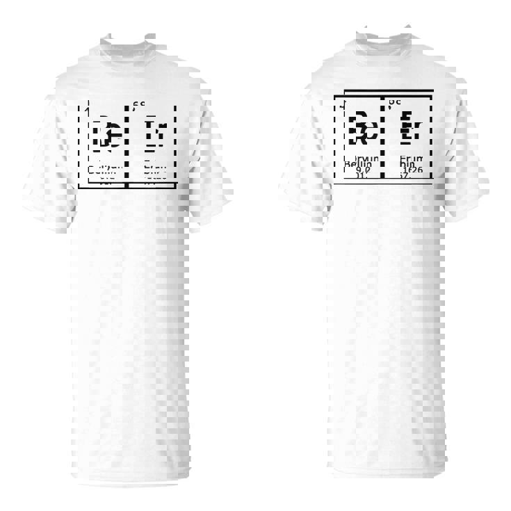 Beer Periodic Table Science Chemistry T-Shirt - Monsterry