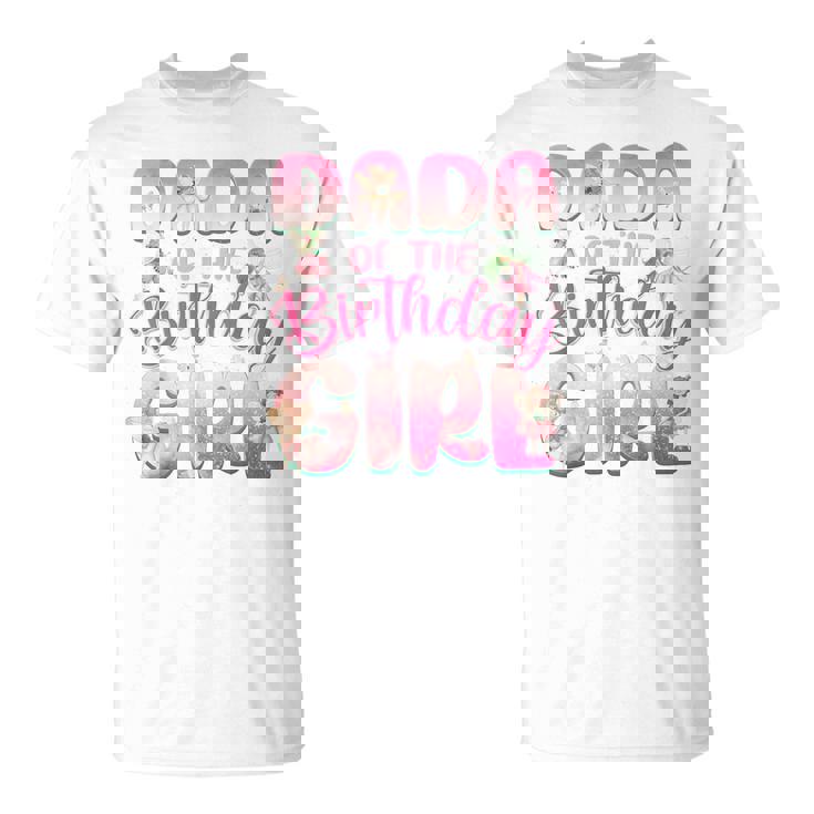Dad And Mom Dada Birthday Girl Fairy Party Decorations Famil T-Shirt ...