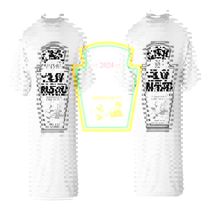 Ketchup Mustard Easy Diy Couples Costume Condiment T-Shirt | Mazezy