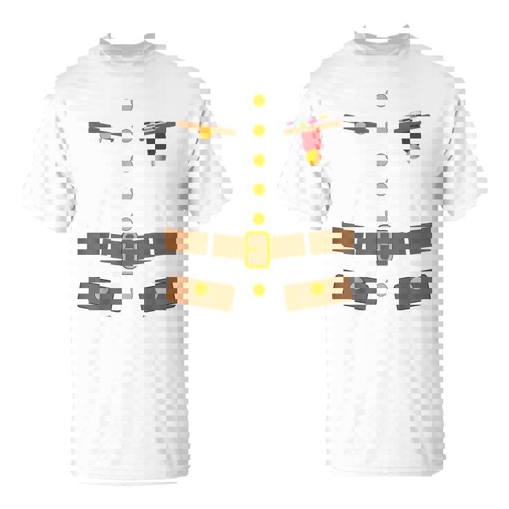 Party Theme Colonel Outfit Col Vest Color Mustard Costume T-Shirt | Mazezy