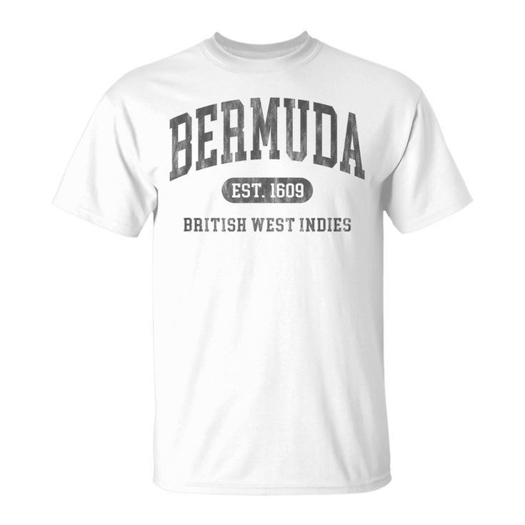 Vintage Bermuda Established 1609 Retro Souvenir T-Shirt | Mazezy