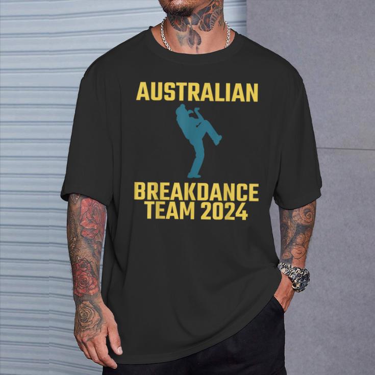 Australian Breakdance Team 2024Viral Australian Dance Meme T-Shirt | Mazezy