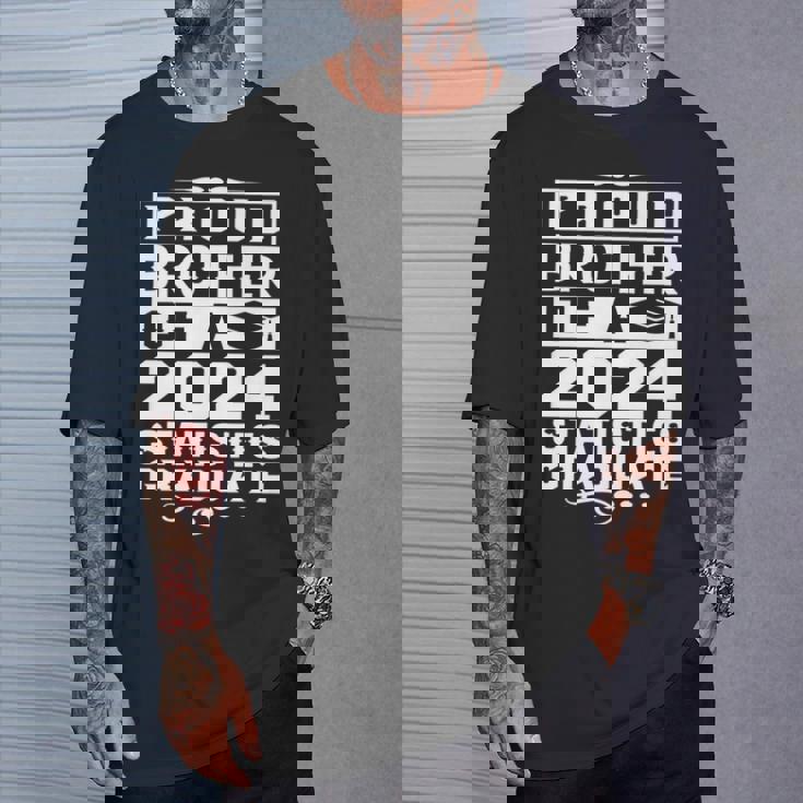 Brother Of A 2024 Statistics Graduate Graduation Family T-Shirt - Monsterry