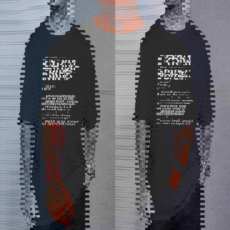 Electrical Engineer Definition Funny Engineering T-Shirt - Thegiftio