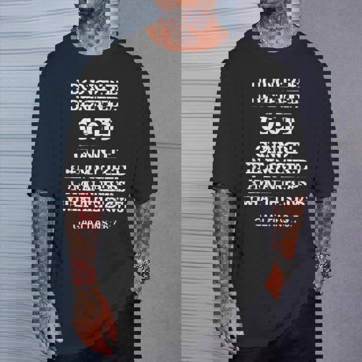 God Is Not Mocked Last Supper Mockery T-Shirt | Mazezy