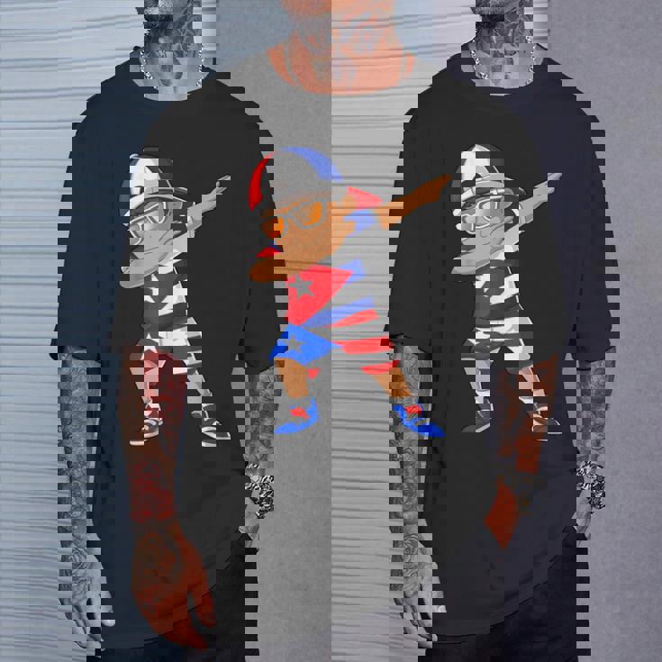 Half Cuban Half Puerto Rican Boy Kid Cuba Puerto Rico Flag T-Shirt ...