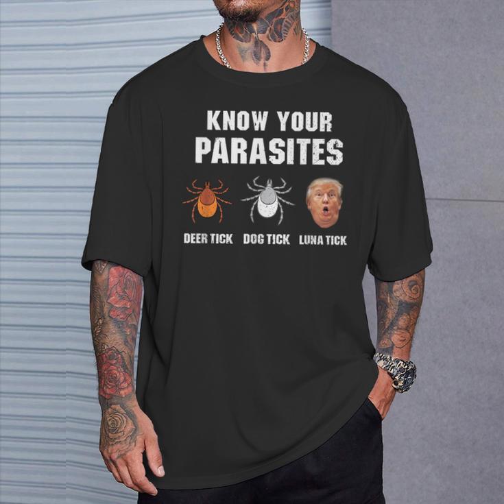Know Your Parasites Anti Trump T-Shirt | Mazezy