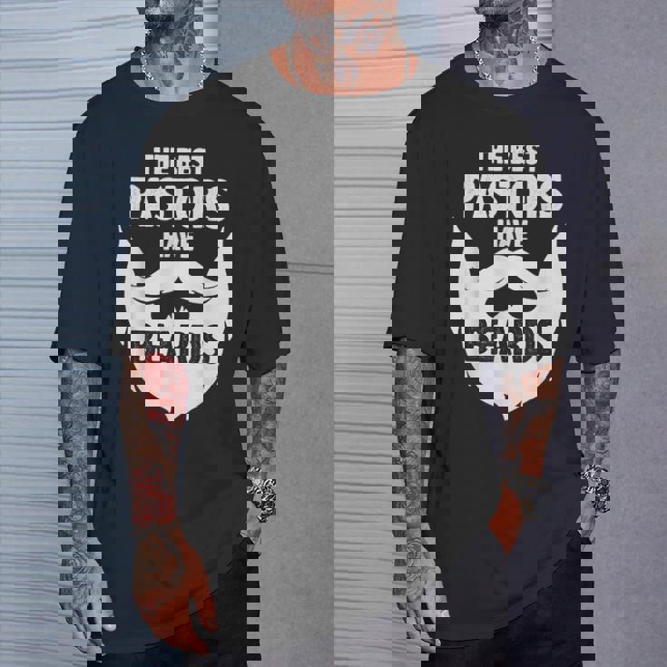 Pastor Appreciation Best Bearded Clergy Minister T-Shirt - Monsterry