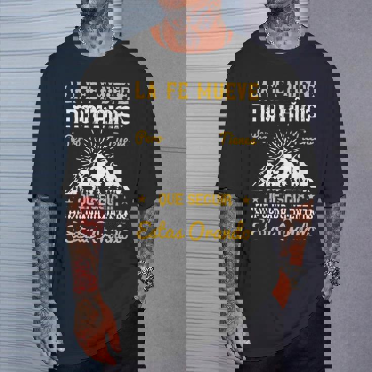 Ropa Cristiana Catolica Para Mujeres Hombre La Fe Mueve T-Shirt - Monsterry