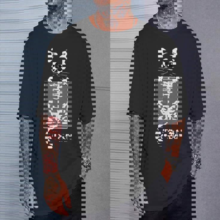 Skeleton Cat Scan Ct Scaning X Ray Pun Meme Rad Tech T-Shirt - Thegiftio