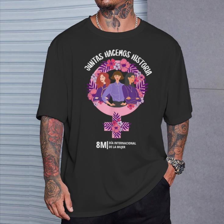 Tableros Hacen Historia 8 Marzo Día De La 8 M Feminista Camiseta unisex ...