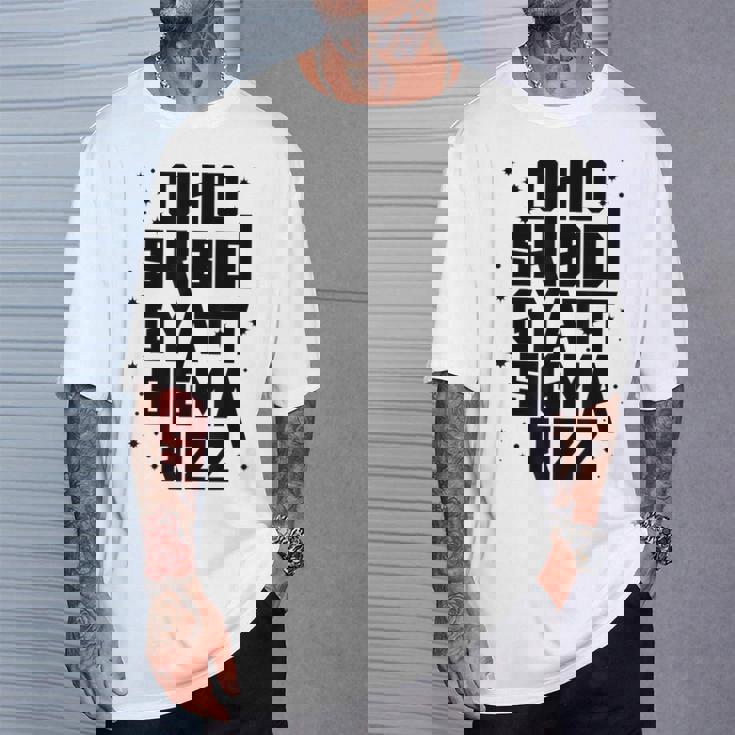 Skibidi Rizz Gyatt Ohio Sigma Rizzler Toilet Meme T-Shirt - Seseable