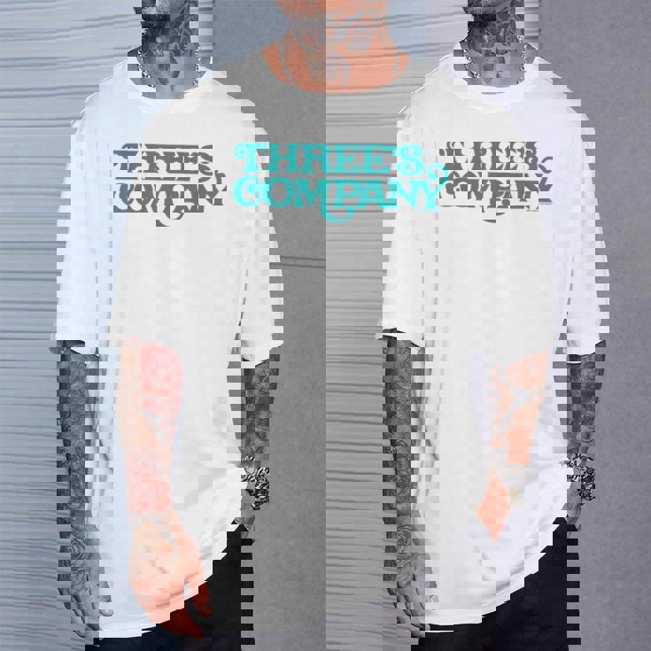 Three's Company Retro Sitcom Show Logo T-Shirt | Seseable UK