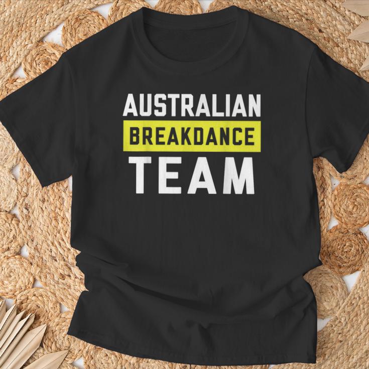 Australian Breakdancing Costume Team Break Dancer Matching T-Shirt | Mazezy