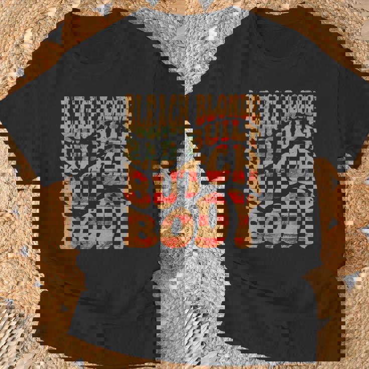 Bleached Blonde Bad Built Butch Body Meme T-Shirt - Thegiftio