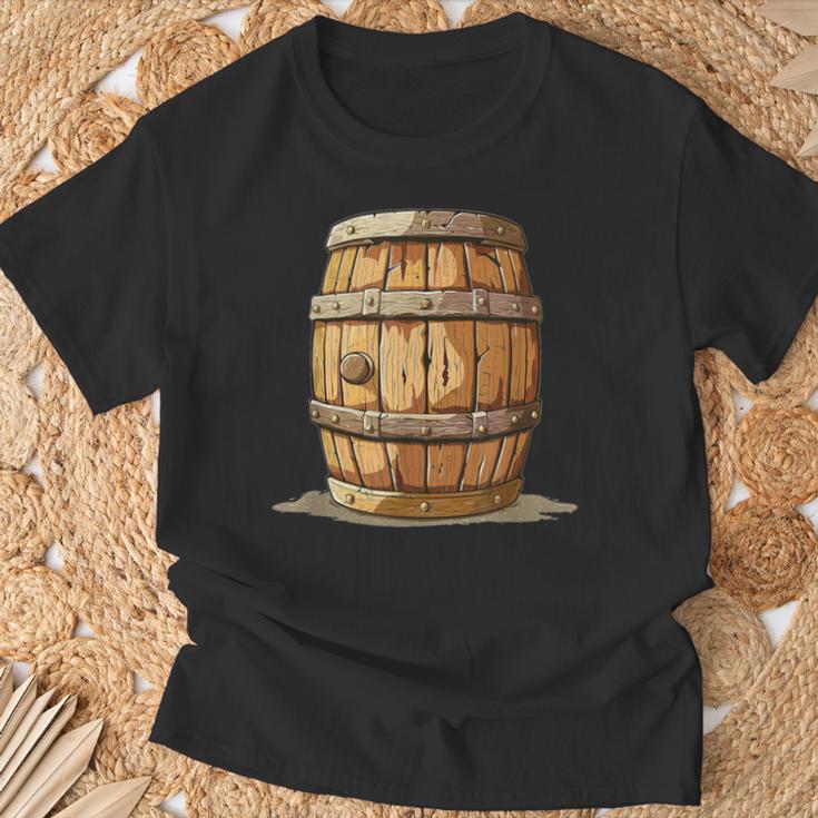Cool Big Wooden Barrel T-Shirt | Mazezy