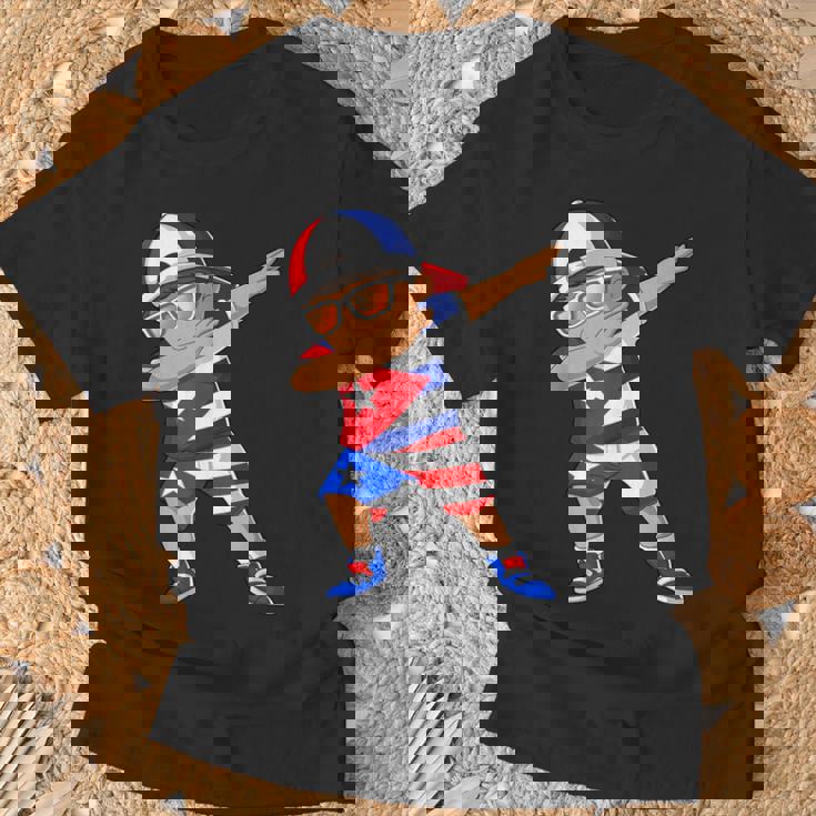 Half Cuban Half Puerto Rican Boy Kid Cuba Puerto Rico Flag T-Shirt ...