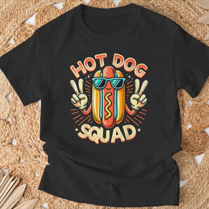 Hot Dog Squad Hot Dog Stand Team Hotdog Crew T-Shirt | Mazezy