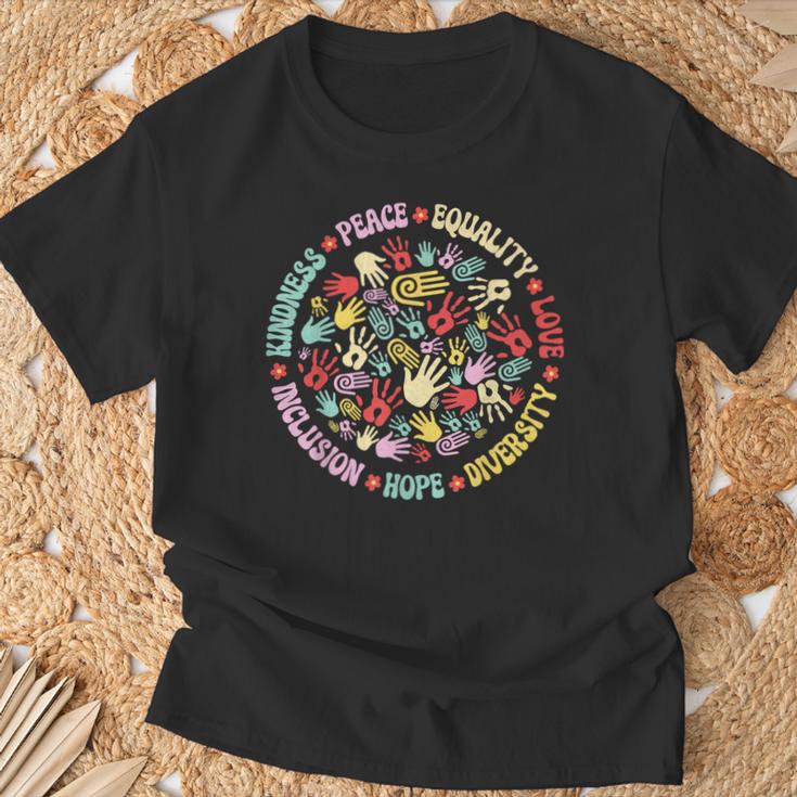 Kindness Peace Equality Love Inclusion Hope Diversity Unity T-Shirt ...