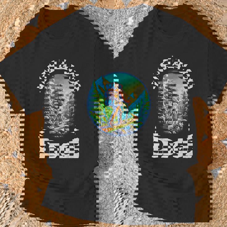 Live Laugh Edge Ironic Brainrot Meme Edging Quote T-Shirt - Monsterry