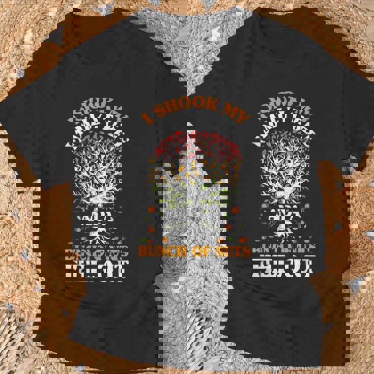 Shook My Family Tree Nuts Fell Out Reunion Genealogy T-Shirt | Mazezy