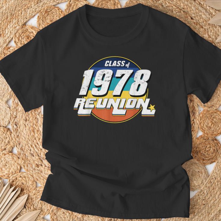 Vintage Class Of 1978 Reunion Anniversary Alumni 78 College T-Shirt ...