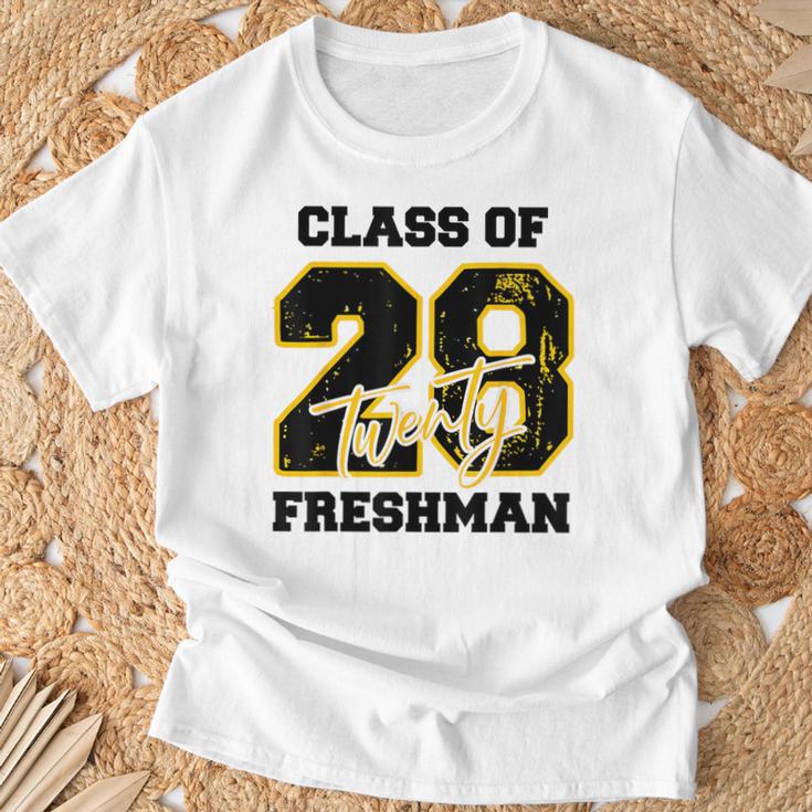 Class Of 2028 Freshman High School Back To School 9Th Grade T-Shirt ...