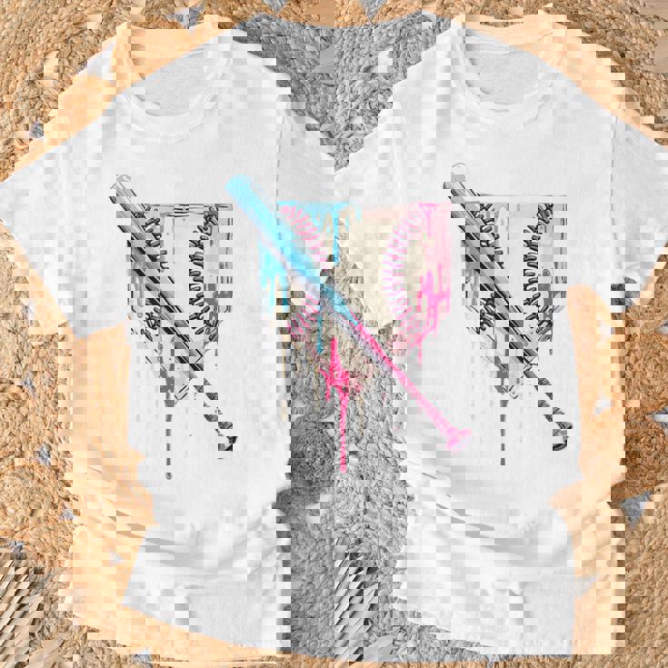 Cool Sport Baseball Home Plate Drip With Sprinkles Drip T-Shirt | Mazezy