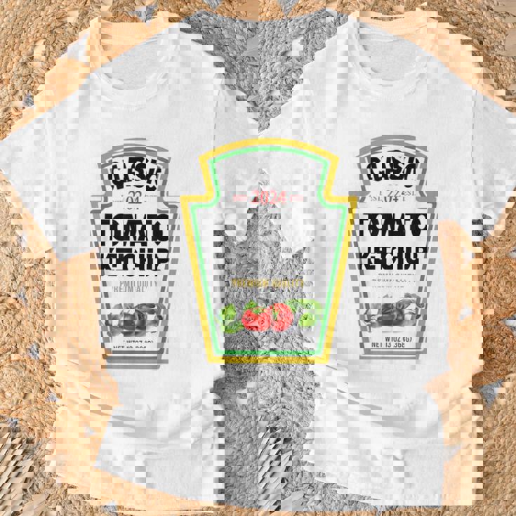 Ketchup Mustard Easy Diy Couples Costume Condiment T-Shirt | Mazezy