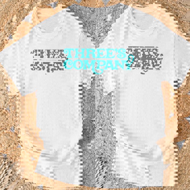 Three's Company Retro Sitcom Show Logo T-Shirt | Seseable UK