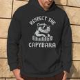 Divertido Capibara Meme Animal Zoo Retro Respeto El Capibara Sudadera ...