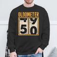 Oldometer 50 Years Old Odometer 50Th Birthday Turning 50 Sweatshirt ...