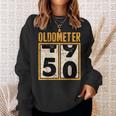 Oldometer 50 Years Old Odometer 50Th Birthday Turning 50 Sweatshirt ...
